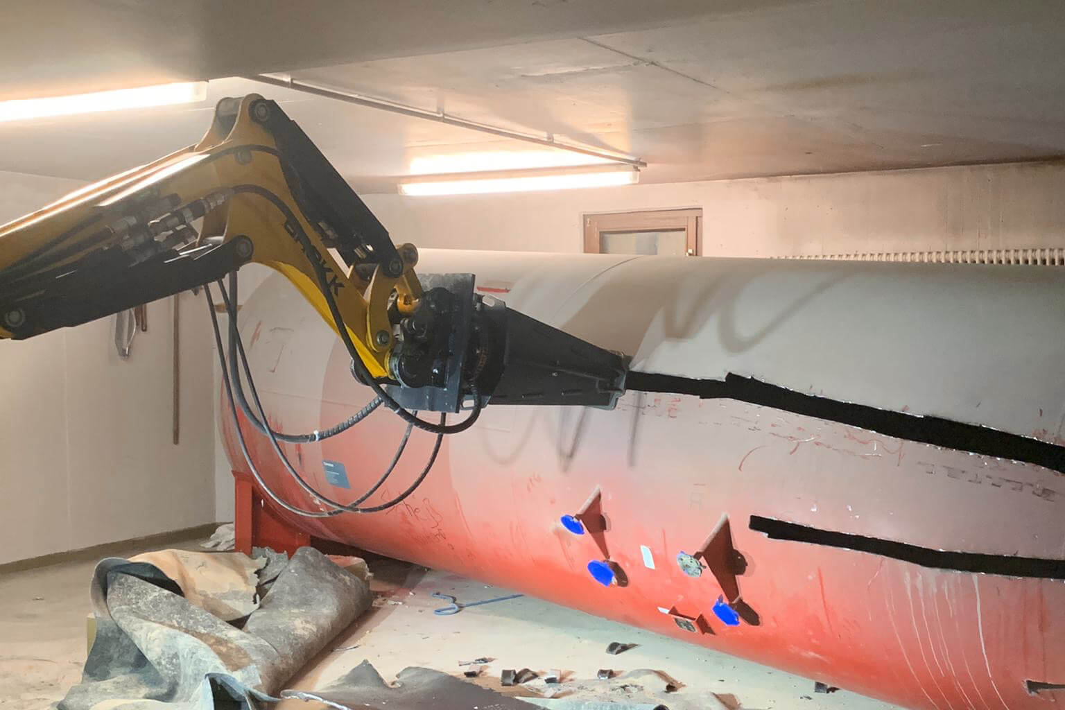 TC120 Tank Cutter supports ecology | Darda GmbH